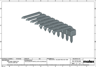 PCB Headers and Receptacles Part - 22286080 | Molex