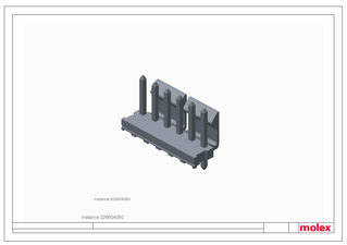 PCB Headers and Receptacles Part - 26604060 | Molex