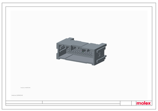 PCB Headers and Receptacles Part - 349580340 | Molex