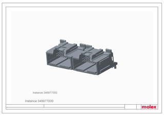 PCB Headers and Receptacles Part - 349977000 | Molex
