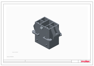 Connector Housings Part - 351500610 | Molex