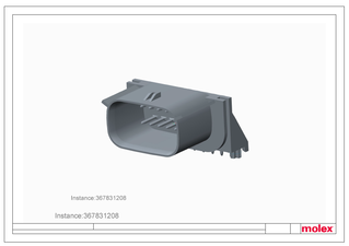 PCB Headers and Receptacles Part - 367831208 | Molex
