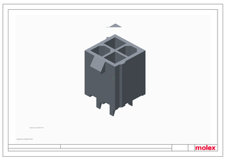 PCB Headers and Receptacles Part - 39281043 | Molex