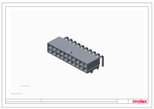 PCB Headers and Receptacles Part - 39301200 | Molex