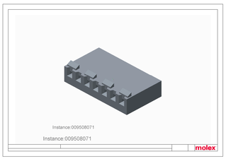 Connector Housings Part - 09508071 | Molex