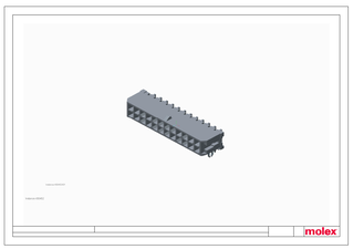PCB Headers and Receptacles Part - 430452421 | Molex