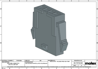 Connector Housings Part - 436400400 | Molex