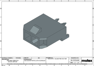 PCB Headers and Receptacles Part - 436500217 | Molex