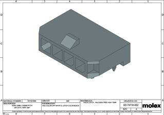 PCB Headers and Receptacles Part - 436500400 | Molex