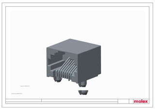 Modular Jacks and Plugs Part - 438600001 | Molex