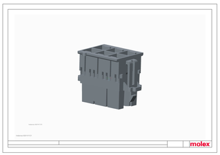 Connector Housings Part - 439141101 | Molex