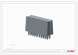 Card Edge Connectors Part - 457140001 | Molex