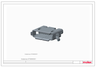 I/O Connectors Part - 475890001 | Molex