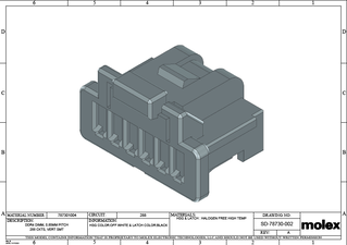 Connector Housings Part - 5013300600 | Molex