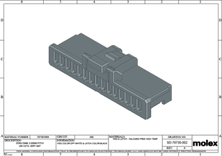 Connector Housings Part - 5013301500 | Molex