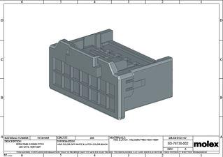 Connector Housings Part - 5016461401 | Molex