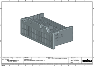 Connector Housings Part - 5016461800 | Molex
