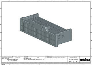 Connector Housings Part - 5016462601 | Molex
