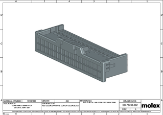 Connector Housings Part - 5016463200 | Molex