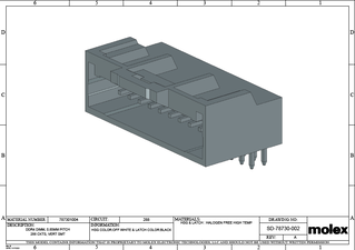 PCB Headers and Receptacles Part - 5018762240 | Molex