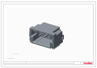 PCB Headers and Receptacles Part - 5023520300 | Molex