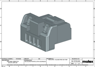 Connector Housings Part - 5025780400 | Molex