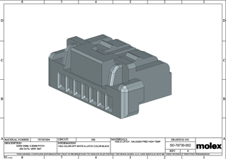 Connector Housings Part - 5025780700 | Molex
