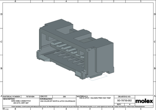 PCB Headers and Receptacles Part - 5025850870 | Molex