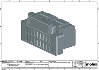 Connector Housings Part - 5031491800 | Molex
