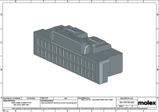 Connector Housings Part - 5031493200 | Molex