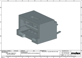 PCB Headers and Receptacles Part - 5031590500 | Molex