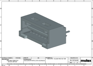 PCB Headers and Receptacles Part - 5031590810 | Molex