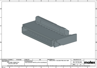 FFC / FPC Connectors Part - 5034801000 | Molex
