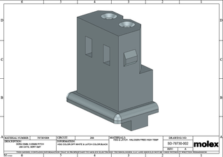 Connector Housings Part - 50375023 | Molex