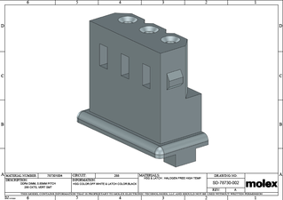 Connector Housings Part - 50375033 | Molex
