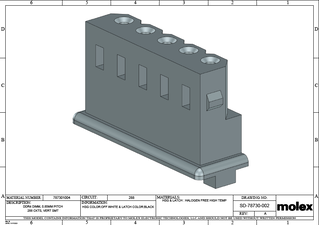 Connector Housings Part - 50375053 | Molex