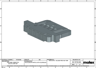 Connector Housings Part - 5037640401 | Molex