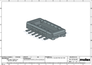 Board-to-Board Connectors Part - 5050700822 | Molex