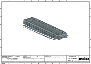 Board-to-Board Connectors Part - 5050702422 | Molex