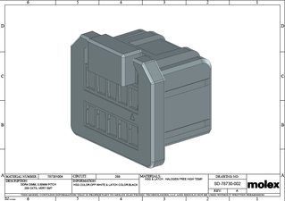 Connector Housings Part - 5054321001 | Molex