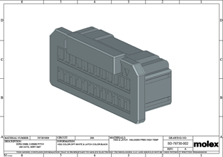 Connector Housings Part - 5054322401 | Molex