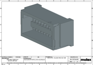 PCB Headers and Receptacles Part - 5054332071 | Molex