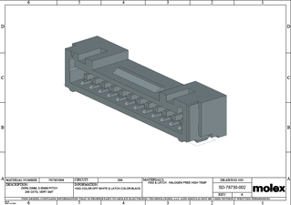 PCB Headers and Receptacles Part - 5055671281 | Molex
