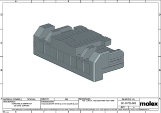 Connector Housings Part - 5055700801 | Molex