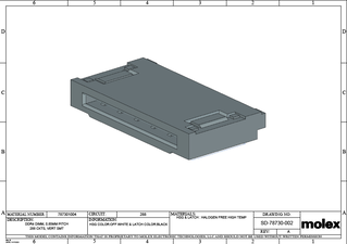 FFC / FPC Connectors Part - 512811098 | Molex