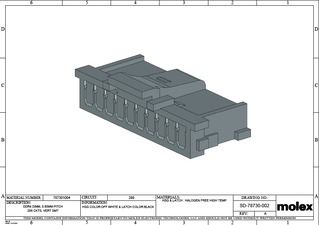 Connector Housings Part - 513821000 | Molex