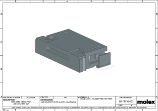 FFC / FPC Connectors Part - 522070485 | Molex