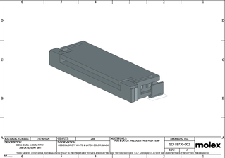 FFC / FPC Connectors Part - 522071260 | Molex