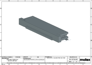 FFC / FPC Connectors Part - 524372471 | Molex