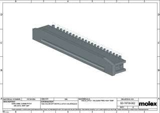 FFC / FPC Connectors Part - 525594052 | Molex